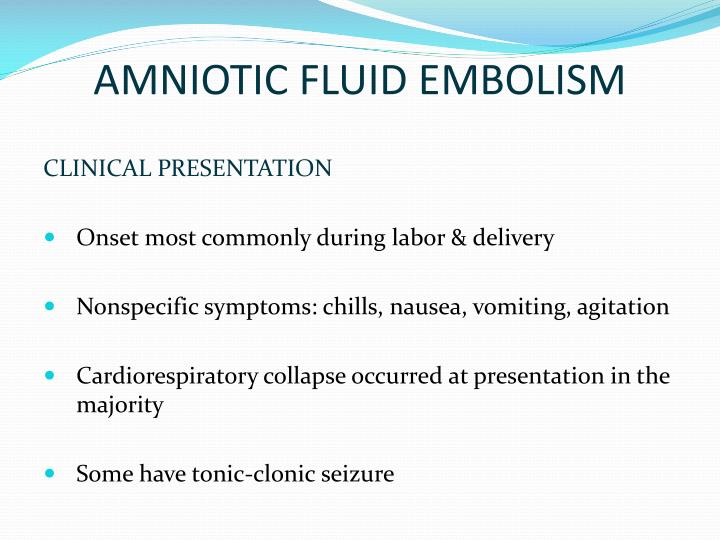 PPT - Lecture 18 ABNORMALITIES OF FETAL MEMBRANES & AMNIOTIC FLUID ...