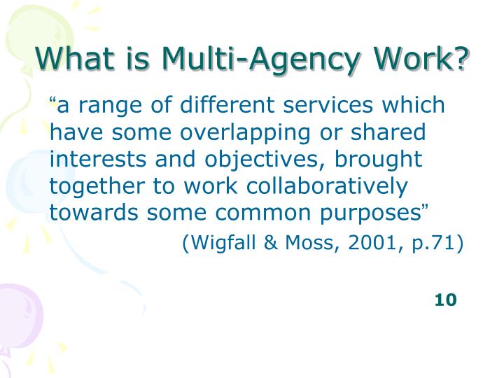 PPT - Multi-Agency Working for Children and Young People PowerPoint ...