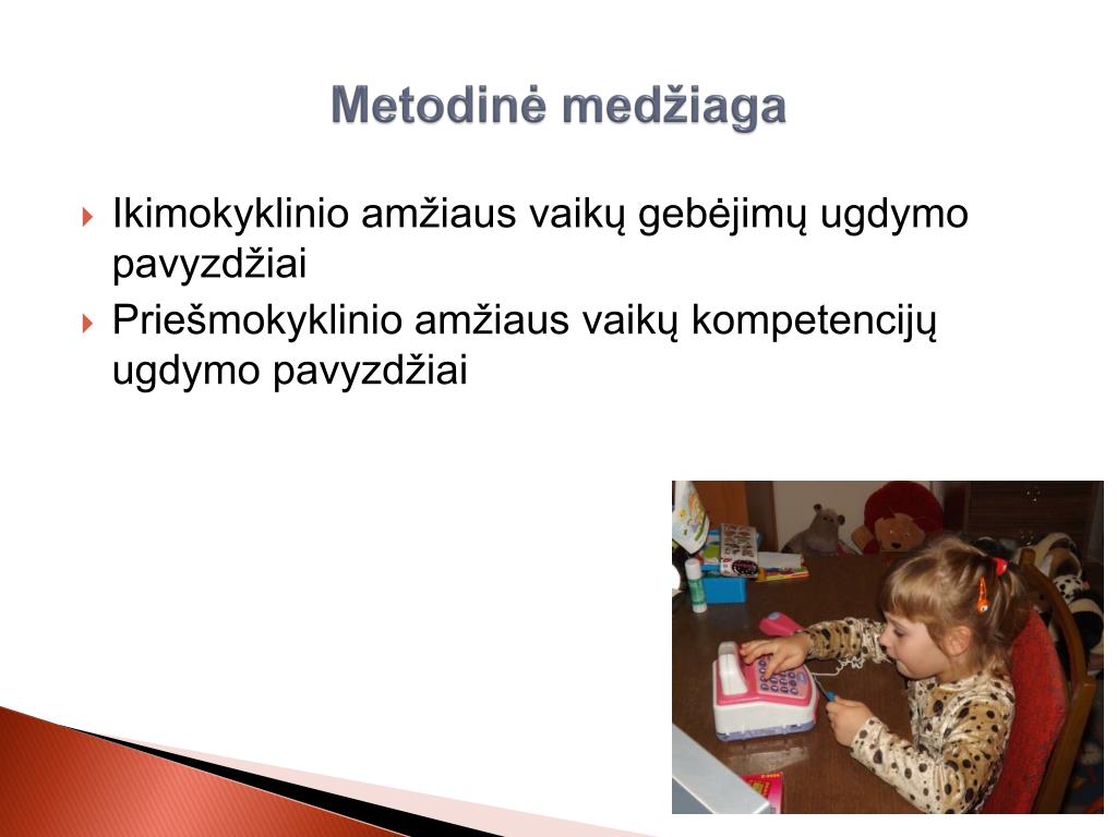 PPT - Ikimokyklinio ir priešmokyklinio ugdymo metodinės medžiagos ...