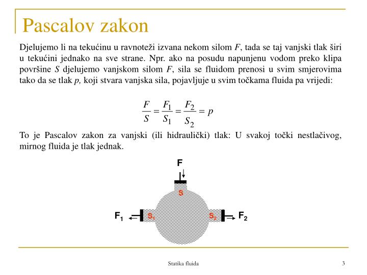 PPT - Statika fluida PowerPoint Presentation - ID:4712582