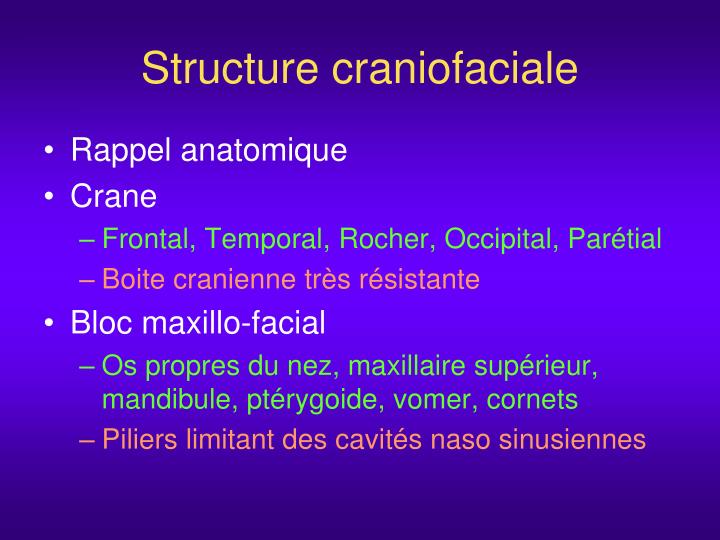 PPT - Traumatismes Maxillo Faciaux PowerPoint Presentation - ID:4714640