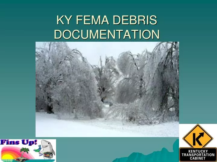 PPT - KY FEMA DEBRIS DOCUMENTATION PowerPoint Presentation, free ...