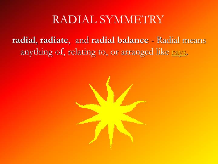PPT - Radial Design & Symmetry PowerPoint Presentation - ID:4717109