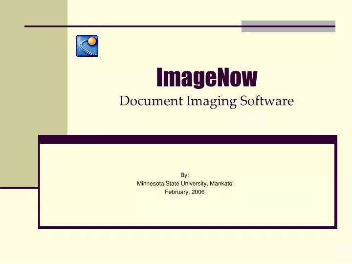 PPT - ImageNow Document Imaging Software PowerPoint Presentation, free ...