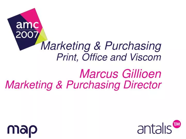 PPT - Marketing & Purchasing Print, Office and Viscom PowerPoint Presentation - ID:4718559