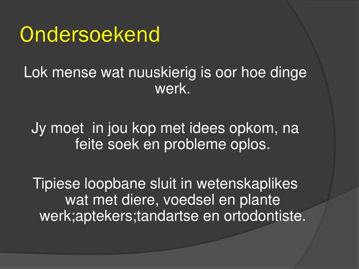 PPT - Loopbaankategorie ë PowerPoint Presentation - ID:4718888