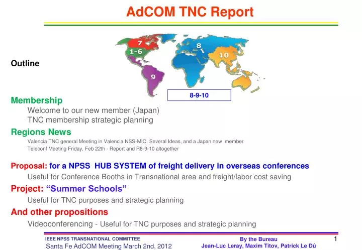 PPT - AdCOM TNC Report PowerPoint Presentation, free download - ID:4722362