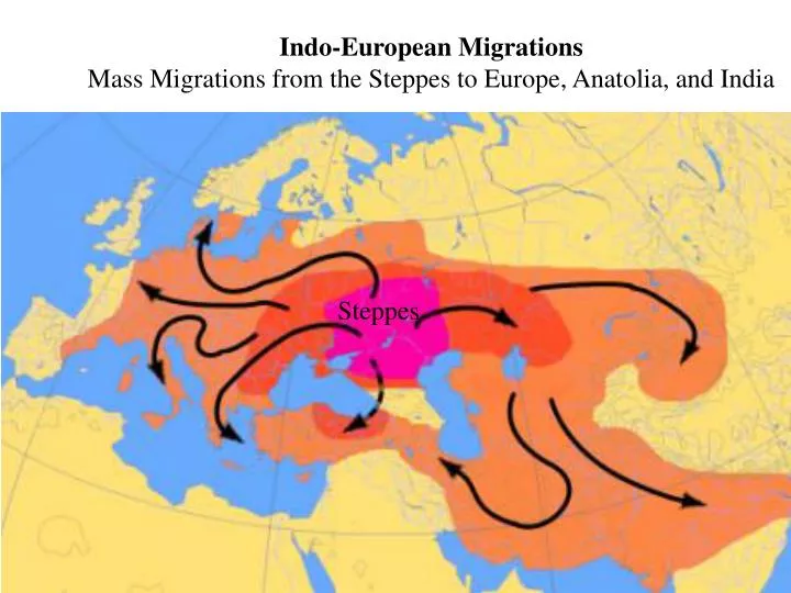 PPT - Indo-European Migrations Mass Migrations from the Steppes to ...