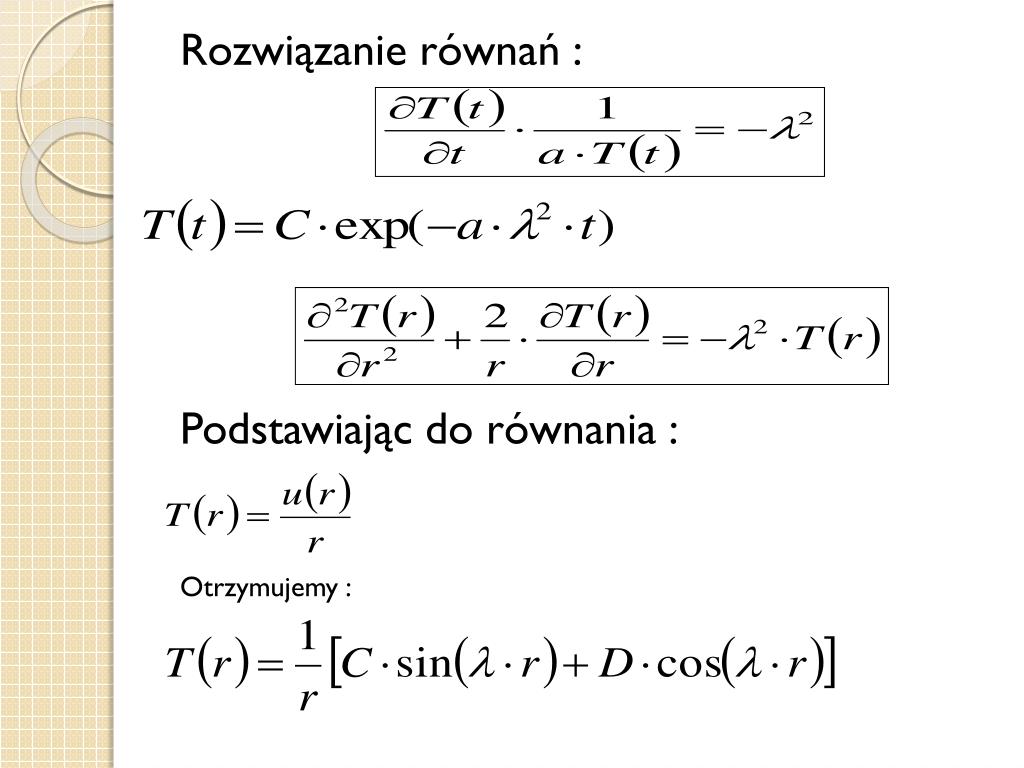 PPT - Przewodzenie cieplne dla kuli PowerPoint Presentation, free ... PPT - Przewodzenie cieplne dla kuli PowerPoint Presentation, free ...