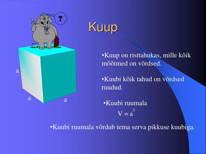 PPT - V klassi geomeetria PowerPoint Presentation - ID:4724129