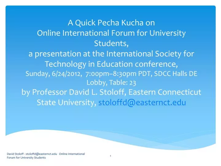 PPT - What is a Pecha Kucha? PowerPoint Presentation, free download ...