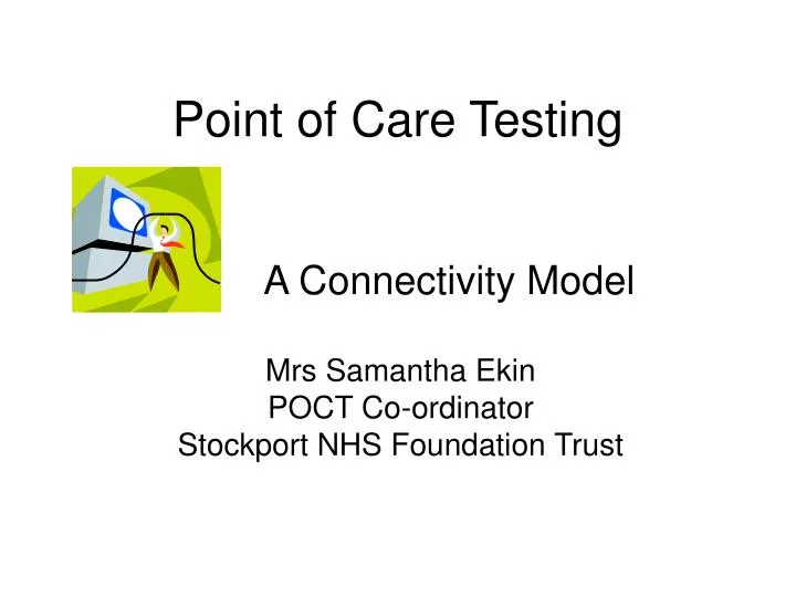 PPT - Point of Care Testing PowerPoint Presentation, free download - ID ...
