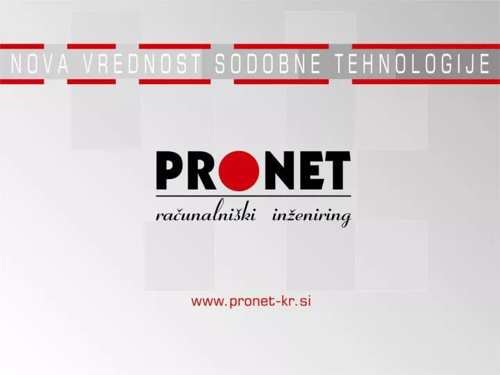 PPT - ProBi3 PRONET poslovna inteligenca PowerPoint Presentation, free ...