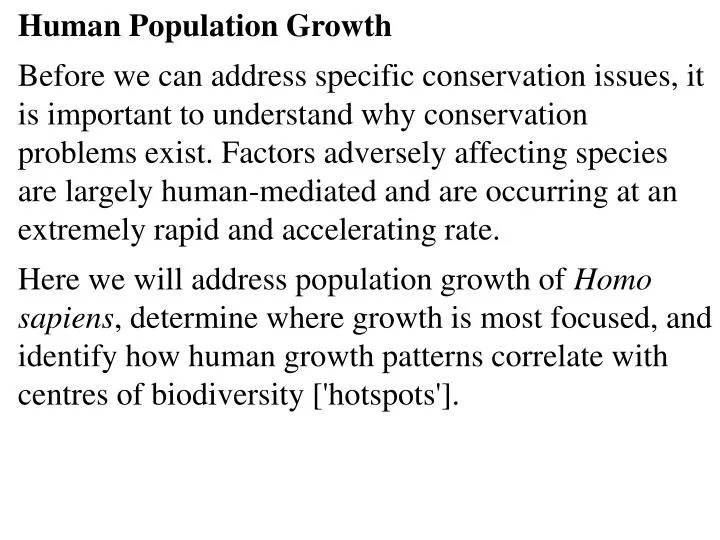 PPT - Human Population Growth PowerPoint Presentation, free download ...
