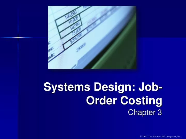 PPT - Systems Design: Job-Order Costing PowerPoint Presentation, free ...