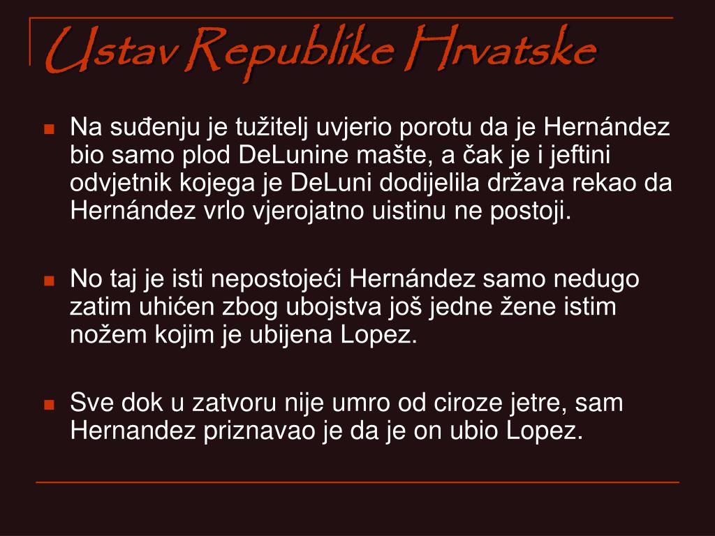 PPT - USTAV REPUBLIKE HRVATSKE PowerPoint Presentation, free download ...