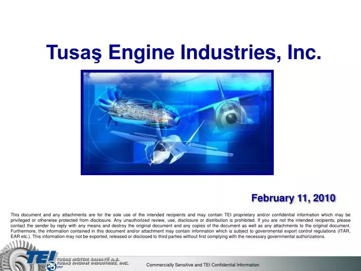 PPT - Commercially Sensitive and TEI Confidential Information ...