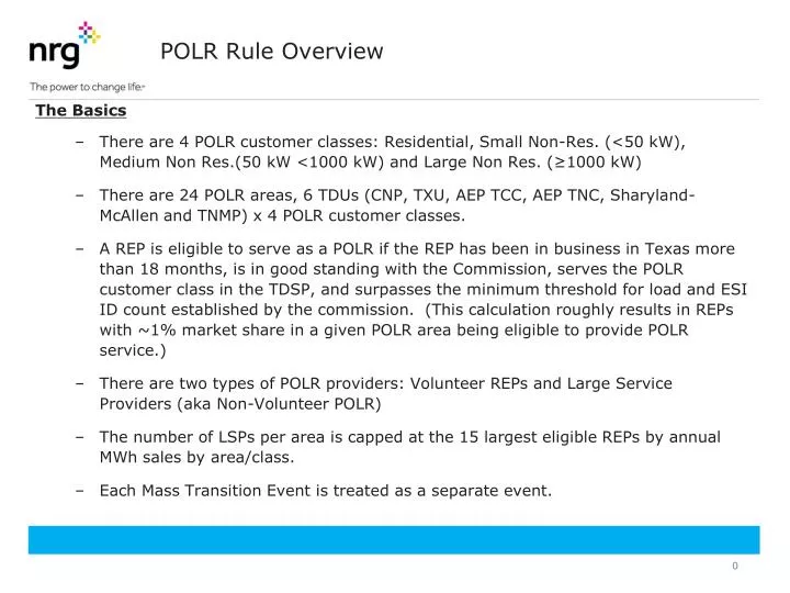 PPT - POLR Rule Overview PowerPoint Presentation, free download - ID ...
