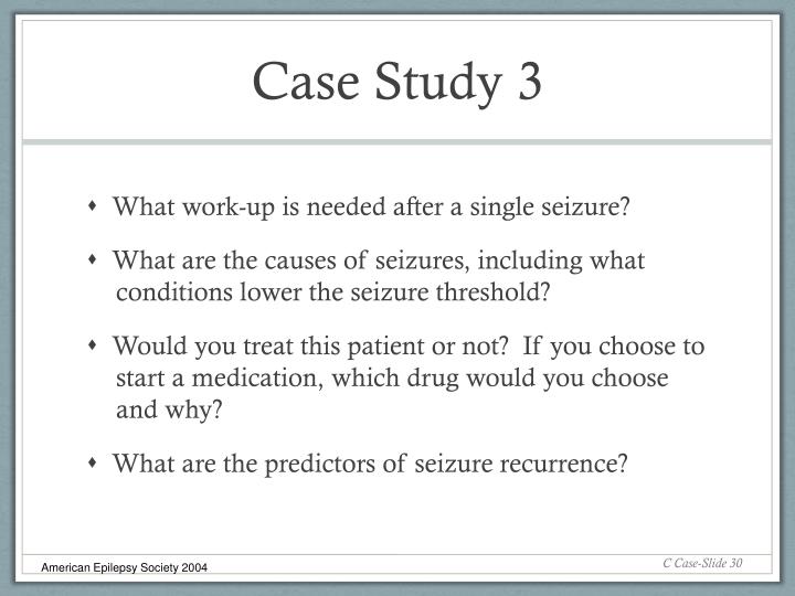 PPT - Clinical Epilepsy Case Studies PowerPoint Presentation - ID:4731332