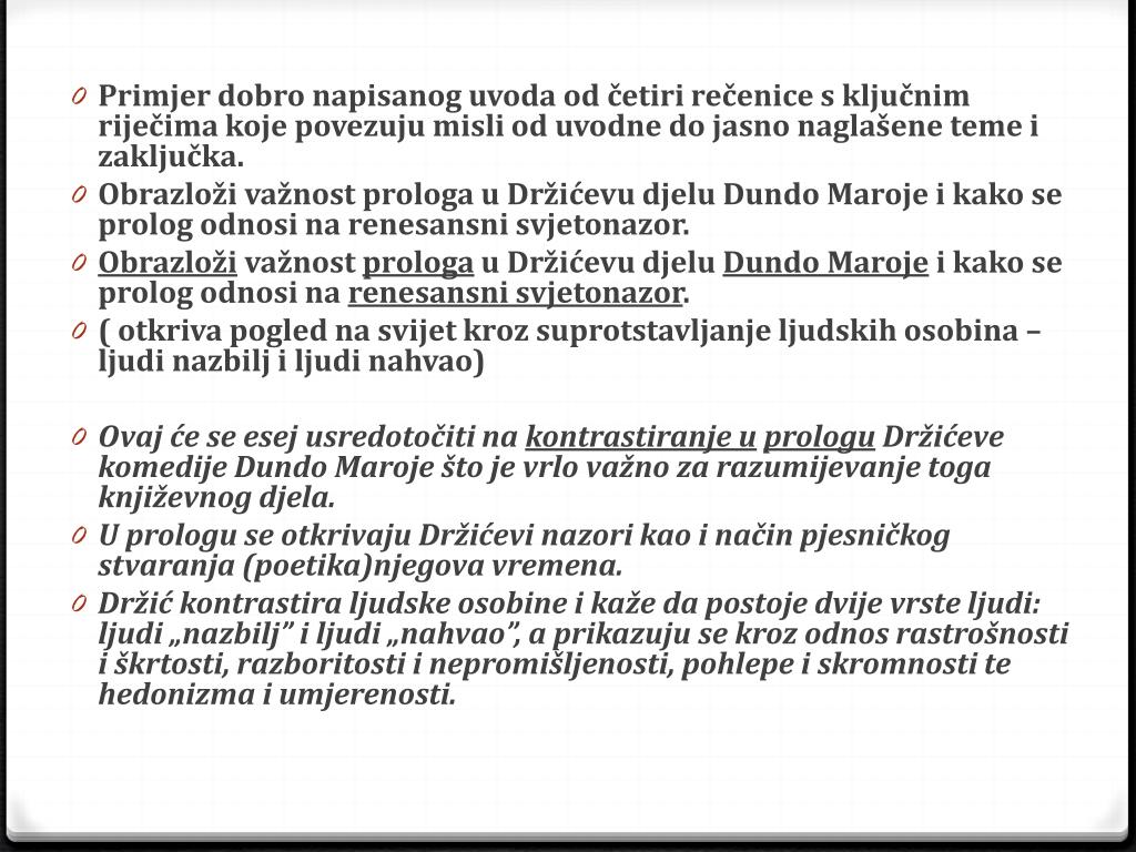 PPT - Kako napisati esej na državnoj maturi PowerPoint Presentation ...