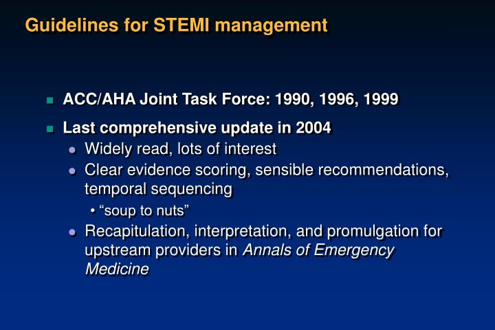 PPT - STEMI-WRAP on Evidence-Based Management of STEMI: The Emergency ...