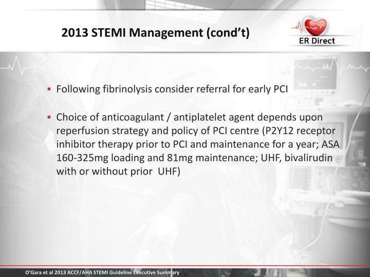 PPT - STEMI PowerPoint Presentation - ID:4733064