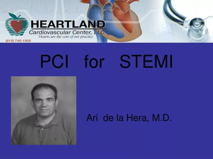 PPT - PCI for STEMI PowerPoint Presentation, free download - ID:4733145