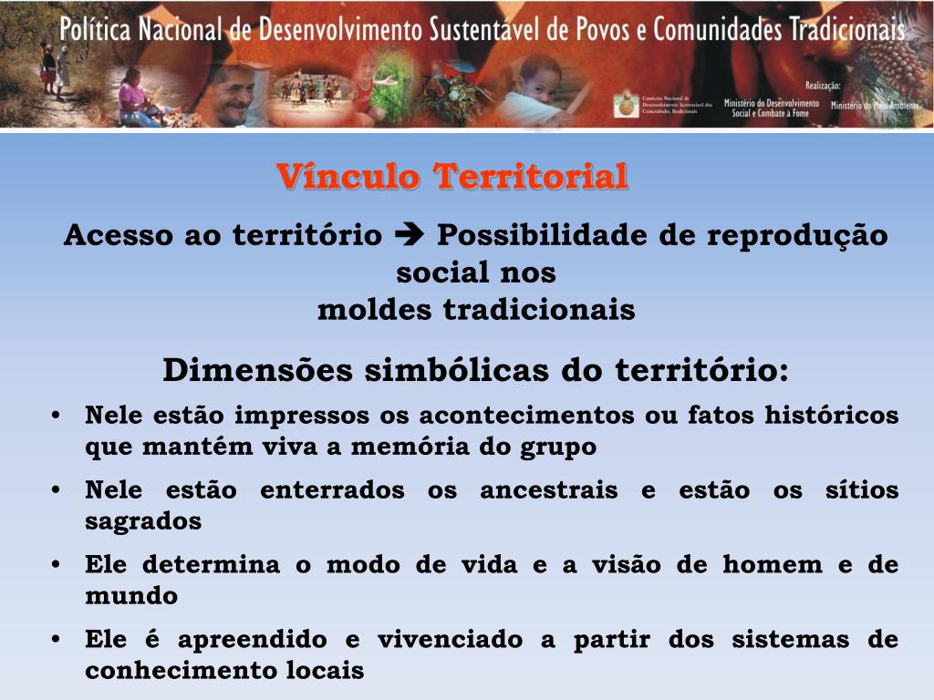 Ppt Marco Conceitual E Legal De Povos E Comunidades Tradicionais No