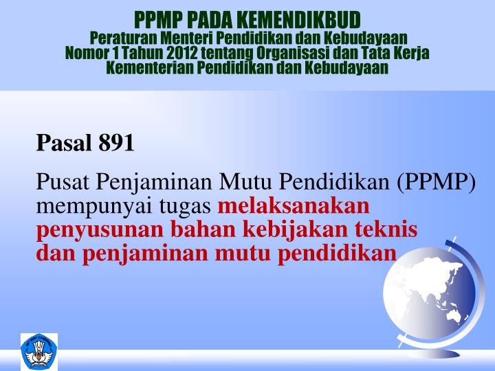 PPT - GRAND DESAIN SISTEM PENJAMINAN MUTU PENDIDIKAN PowerPoint ...