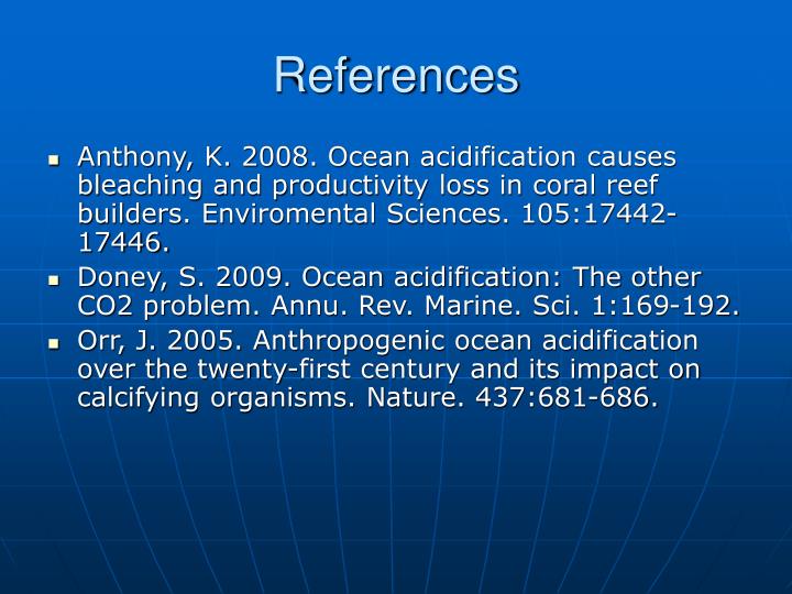 PPT - Ocean Acidification PowerPoint Presentation - ID:4735188
