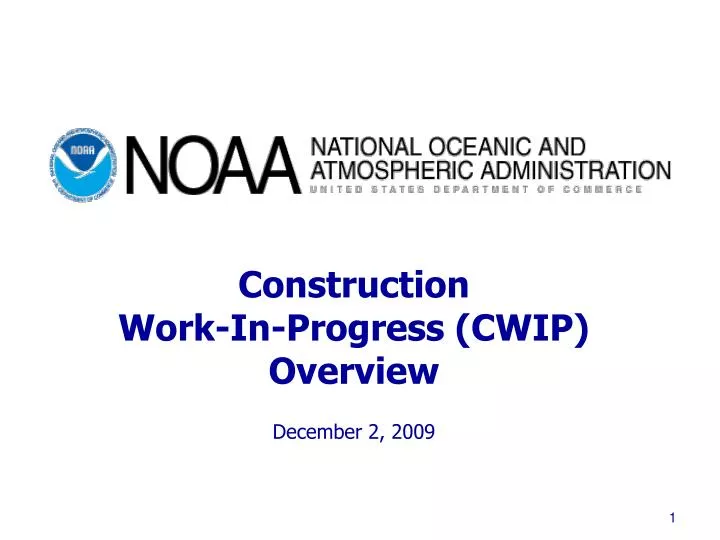 PPT - Construction Work-In-Progress (CWIP) Overview PowerPoint ...