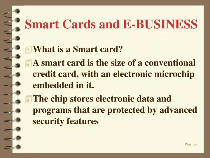 PPT - Smart Cards and E-BUSINESS PowerPoint Presentation, free download ...