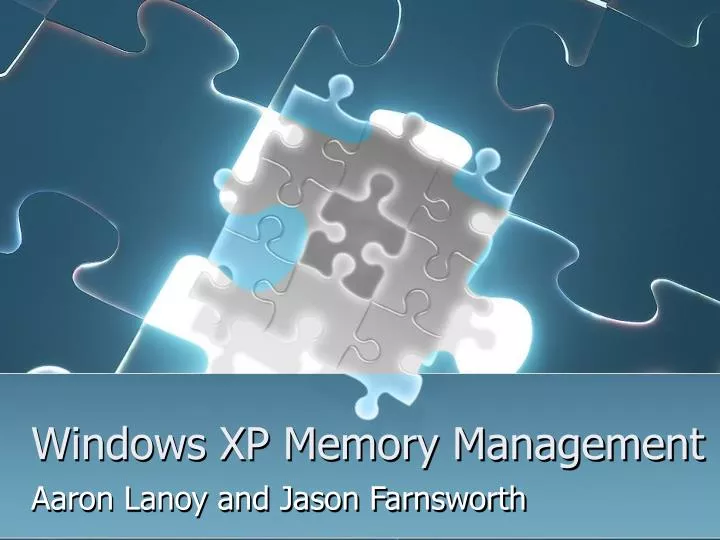 PPT - Windows XP Memory Management PowerPoint Presentation, free ...