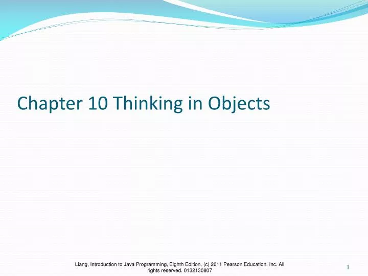 PPT - Chapter 10 Thinking in Objects PowerPoint Presentation, free ...