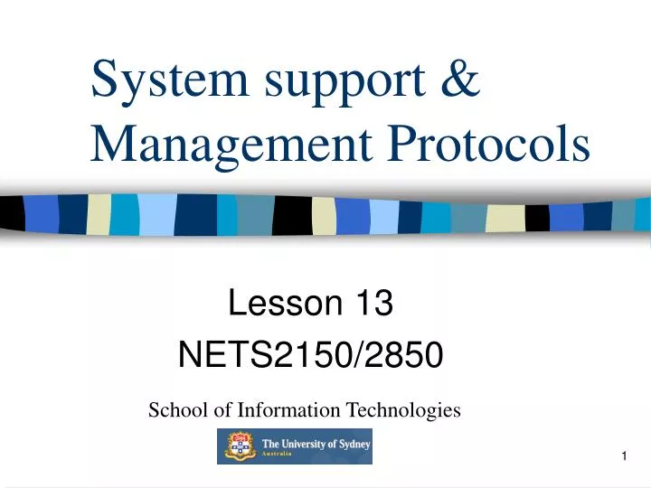 PPT - System support & Management Protocols PowerPoint Presentation ...