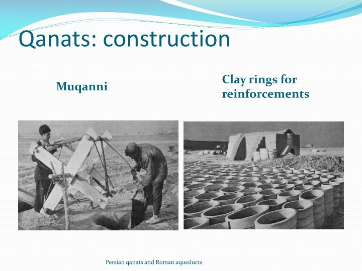PPT - Persian qanats and Roman aqueducts PowerPoint Presentation - ID ...