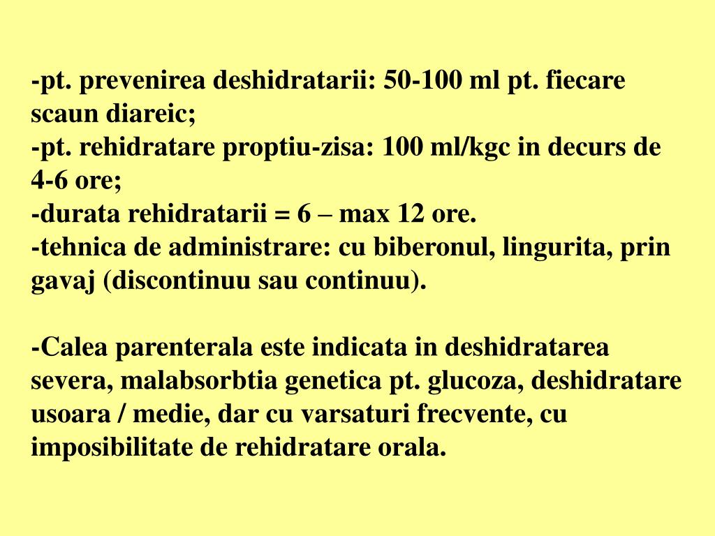 PPT - ALIMENTATIA BOLNAVULUI CU DIAREE ACUTA Asist.univ.dr. Dana Anton ...