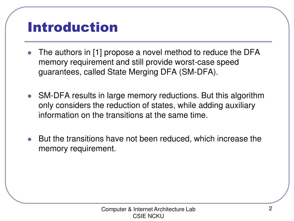 Ppt A Regular Expression Matching Algorithm Using Transition Merging Powerpoint Presentation