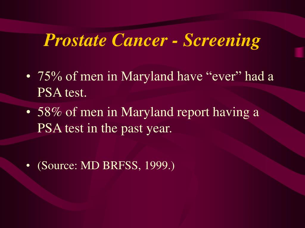 PPT - Prostate Cancer in Maryland PowerPoint Presentation, free ...
