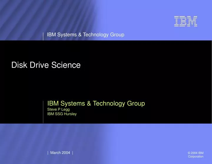 PPT - Disk Drive Science PowerPoint Presentation, free download - ID ...