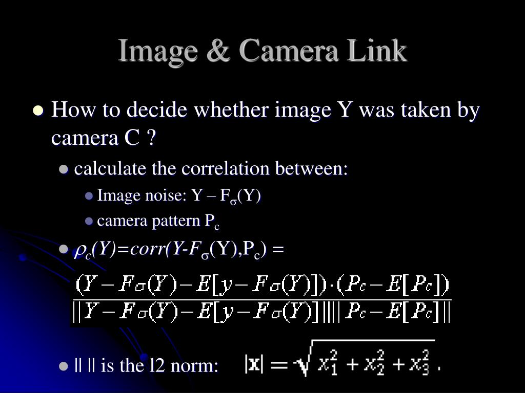 Ppt Detecting Digital Image Forgeries Using Sensor Pattern Noise Powerpoint Presentation Id