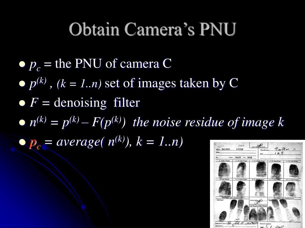 Ppt Detecting Digital Image Forgeries Using Sensor Pattern Noise Powerpoint Presentation Id 6077