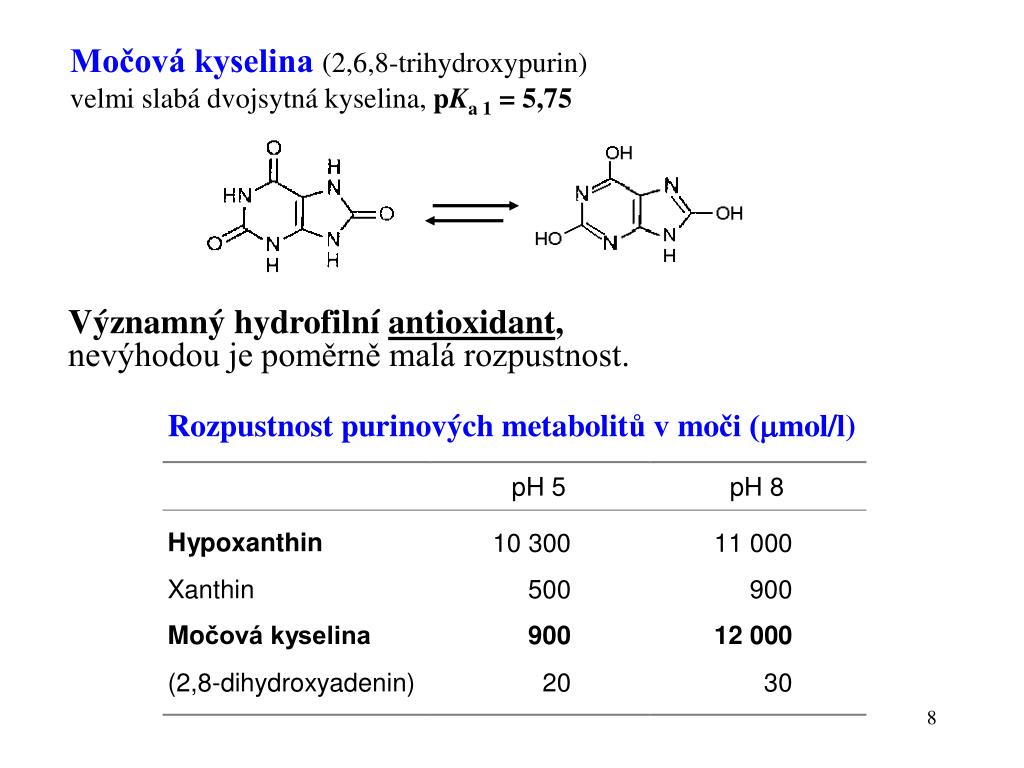 PPT - Poruchy metabolismu purinů PowerPoint Presentation, free download ...