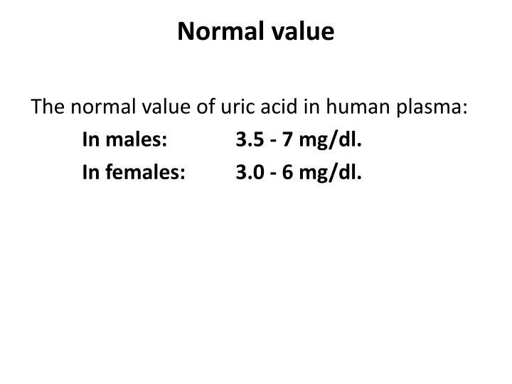 PPT - Uric acid estimation in plasma PowerPoint Presentation - ID:4741416