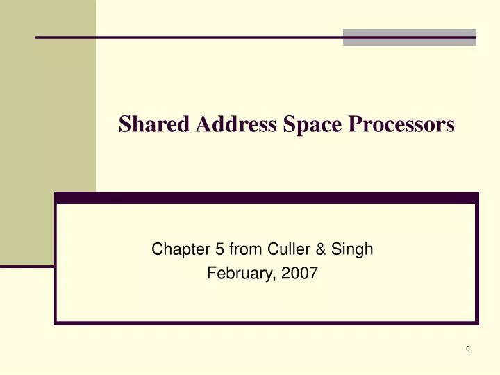 PPT - Shared Address Space Processors PowerPoint Presentation, free ...