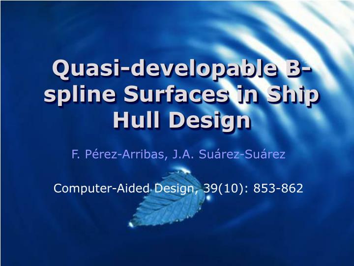 PPT - Ship Hull Design PowerPoint Presentation - ID:4742012