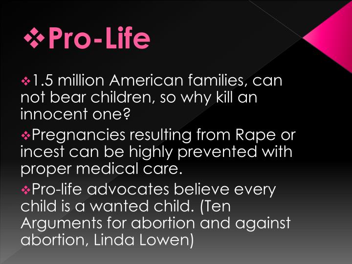 PPT - Pro-choice Abortion PowerPoint Presentation - ID:4742437