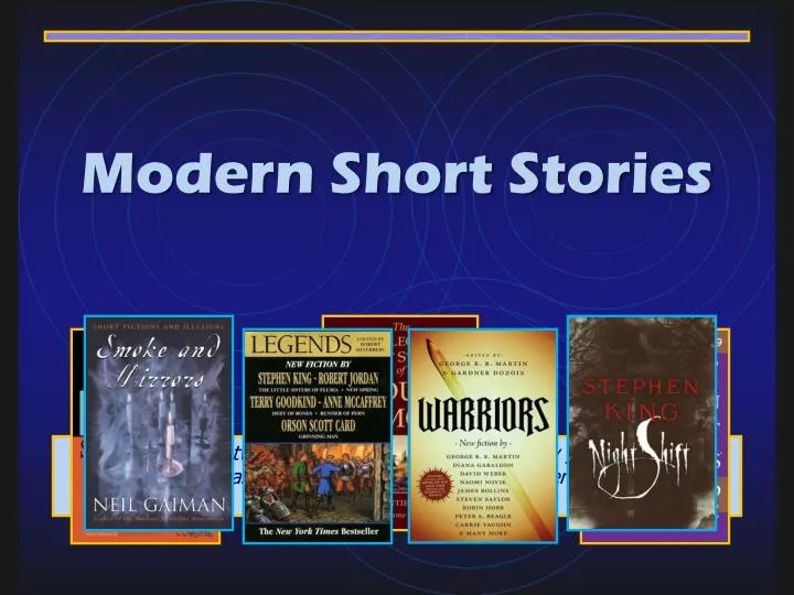 PPT - Modern Short Stories PowerPoint Presentation, free download - ID ...