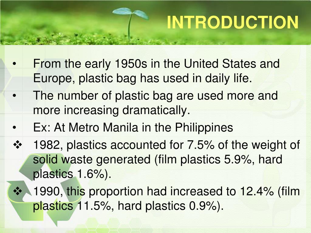 PPT - Approaching Environmental Fee to Plastic Bag Waste Management in ...