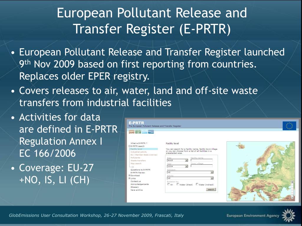 PPT - Emission inventory reporting within Europe – status, future ...